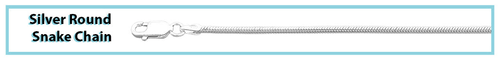 Silver Round Snake Chain – Silverdepot