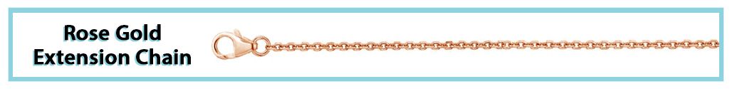 Rose gold Extension chain – Silverdepot
