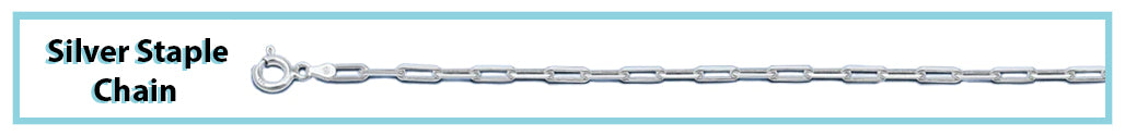 Silver Staple Chain – Silverdepot