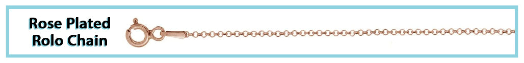 Rose Plated Rolo Chain – Silverdepot