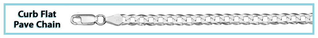 Curb Flat Pave Chain – Silverdepot