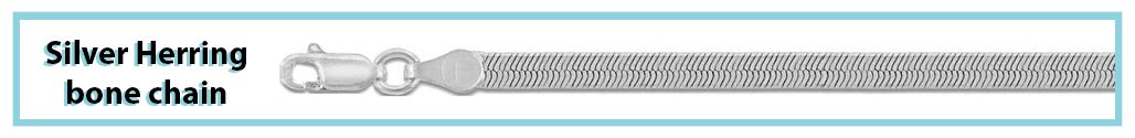 Silver Herring bone chain – Silverdepot