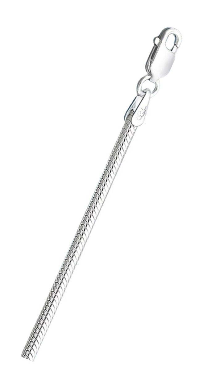 Italian Sterling Silver Snake 400 Chain – Silverdepot