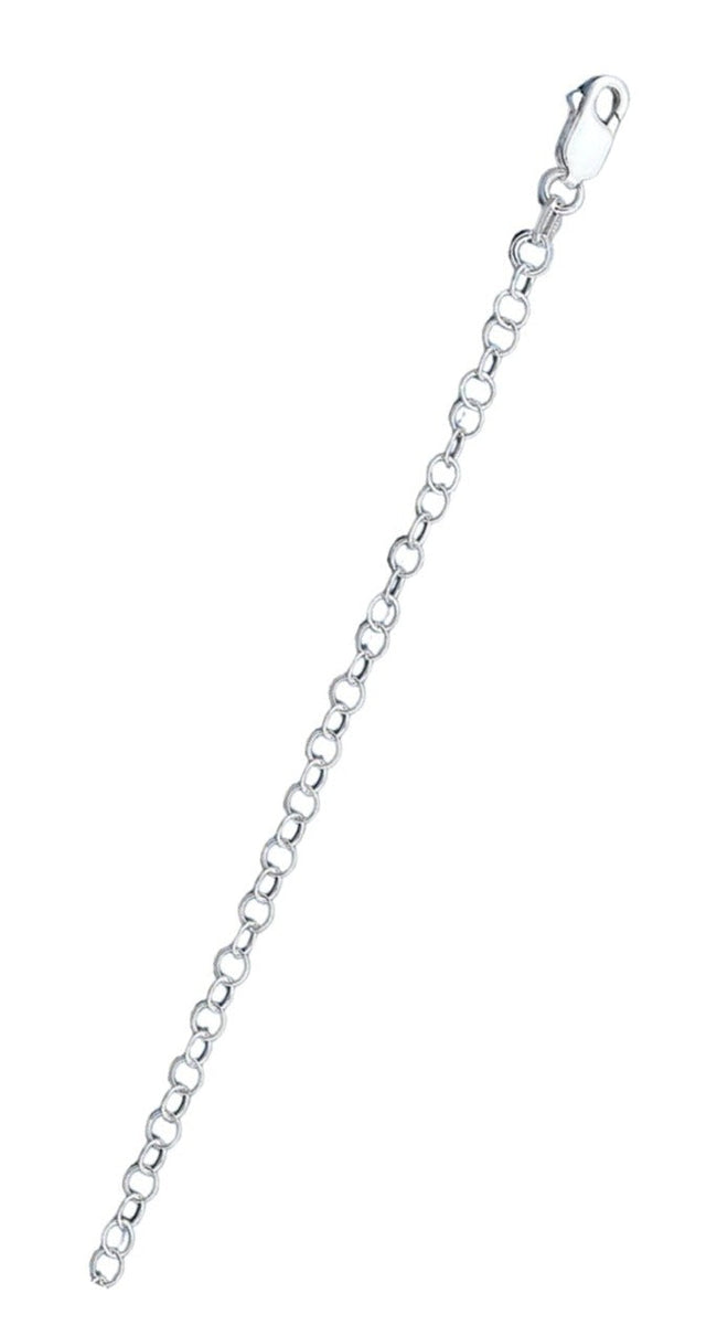 Sterling Silver Round Rolo 3.4mm Chain – Silverdepot