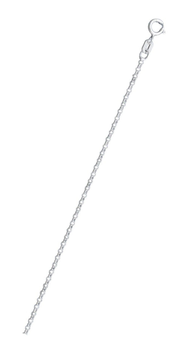 Sterling Silver Anti-Tarnish Flat Rolo 020 Chain – Silverdepot