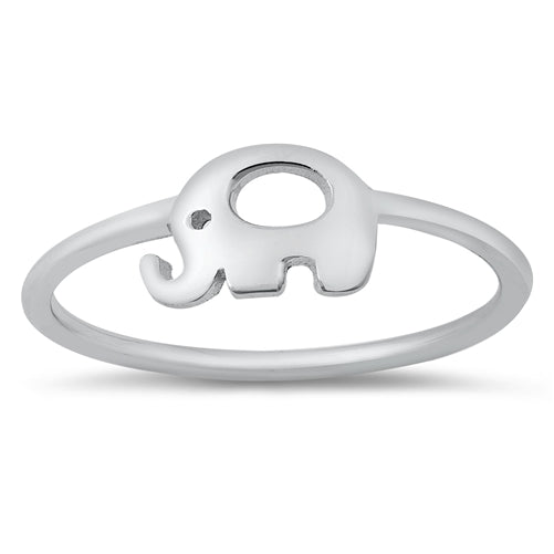 Sterling Silver Baby Elephant Ring – Silverdepot